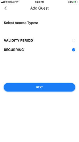 Access and Control: How to setup Recurring Access Codes? - Lockly Support Desk